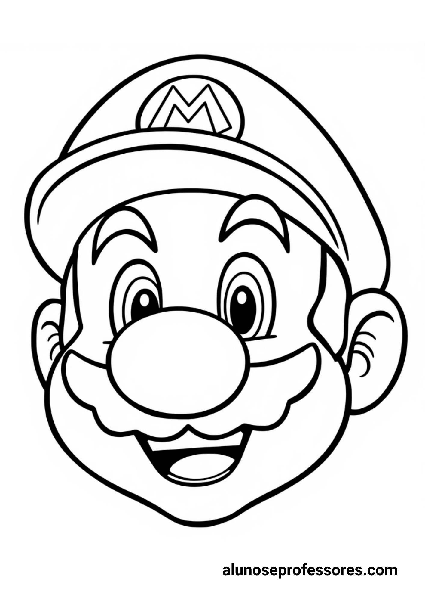 Desenhos do Super Mario para imprimir e colorir | Alunos e Professores