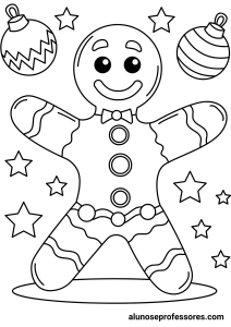 Desenhos de Natal para imprimir e colorir | Alunos e Professores