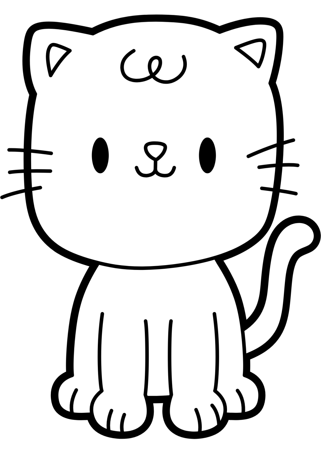 Desenhos de Gatos para imprimir e colorir | Alunos e Professores