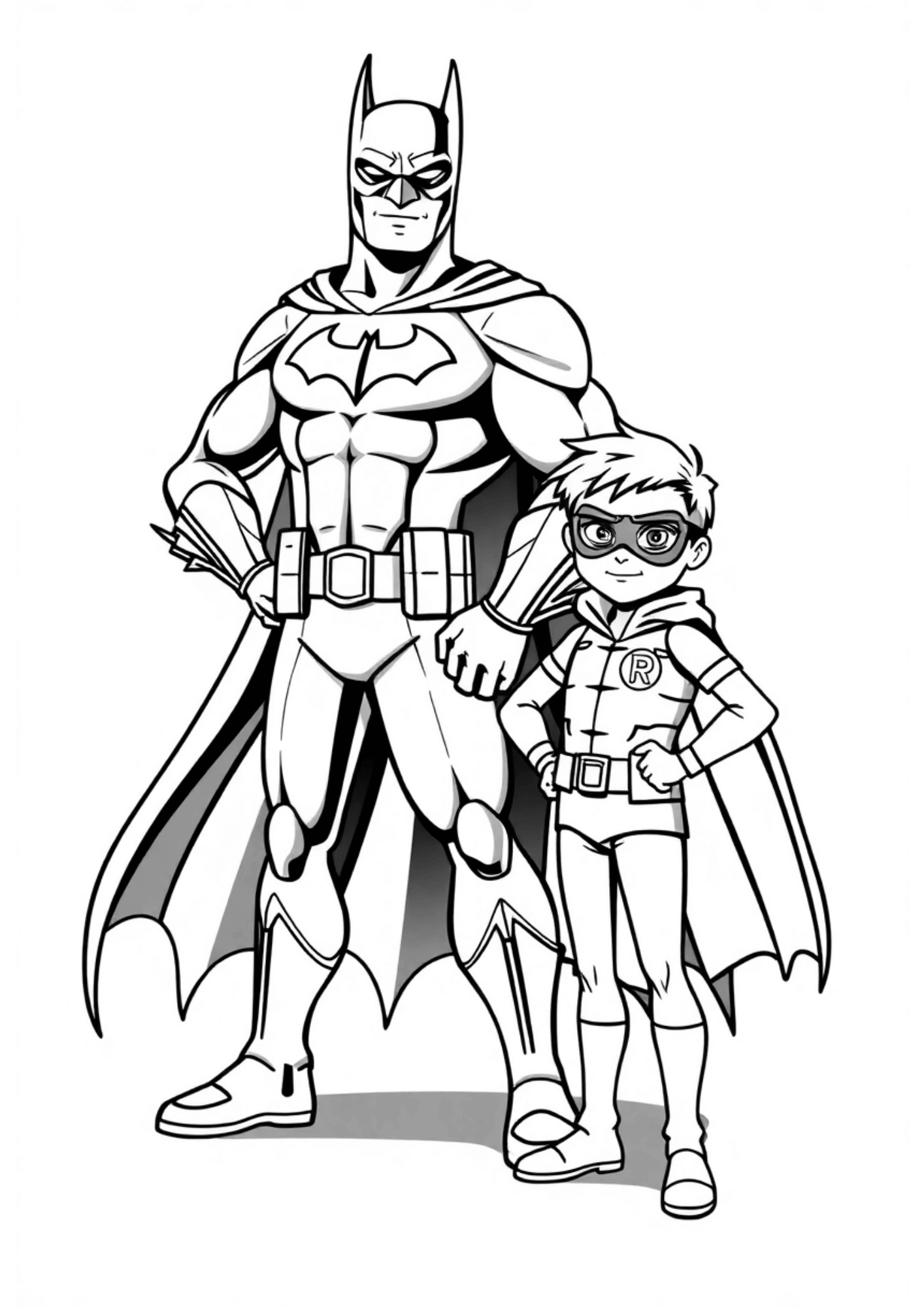 Desenhos do Batman para imprimir e colorir | Alunos e Professores