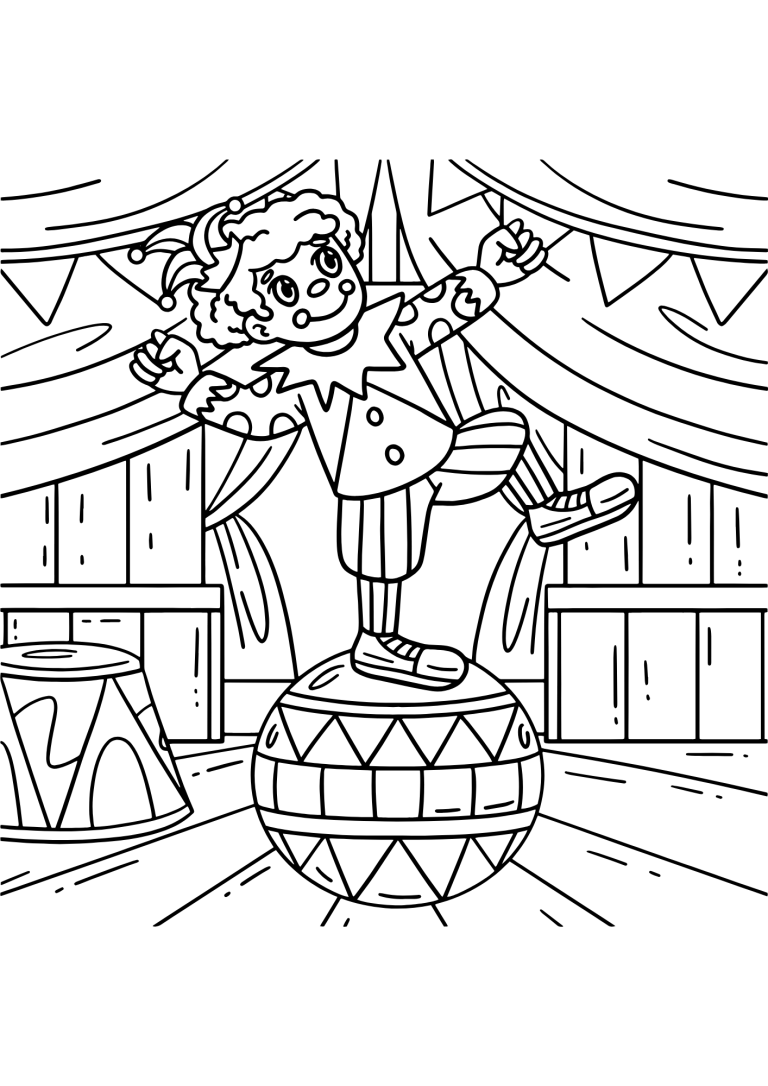 Desenhos de Circo para imprimir e colorir | Alunos e Professores