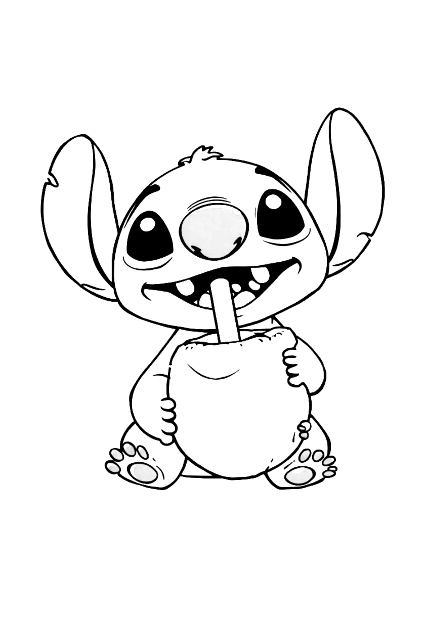 Desenhos de Lilo e Stitch para imprimir e colorir | Alunos e Professores