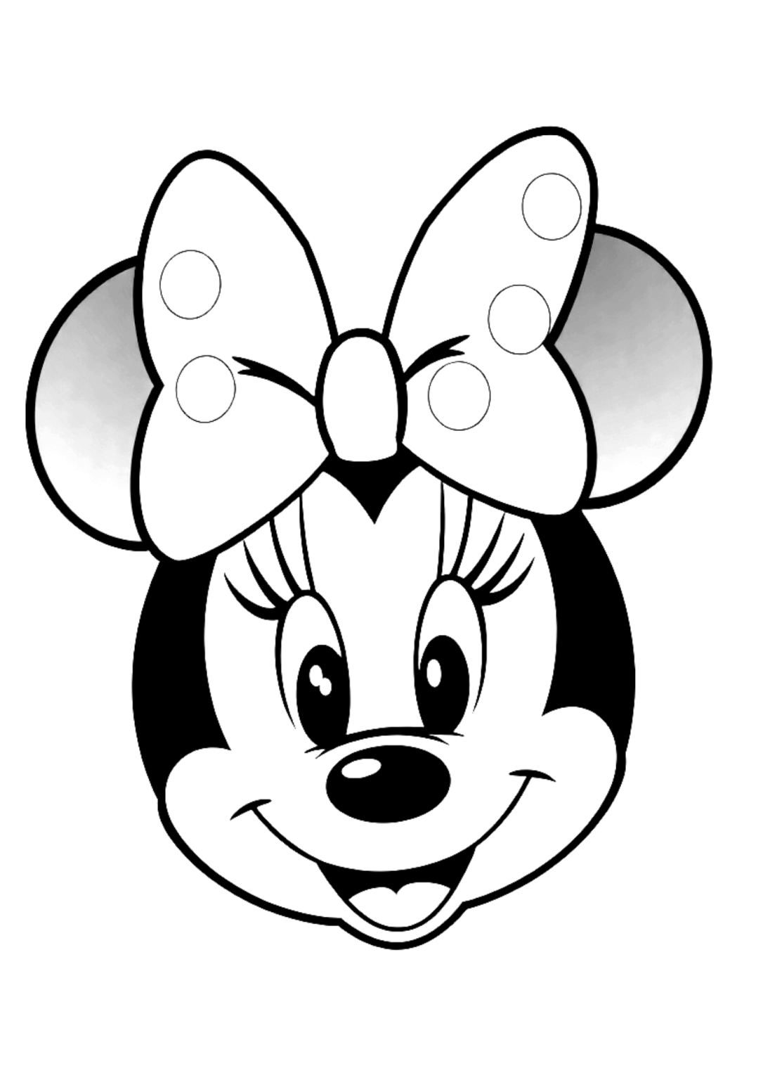 Desenhos da Minnie para imprimir e colorir | Alunos e Professores