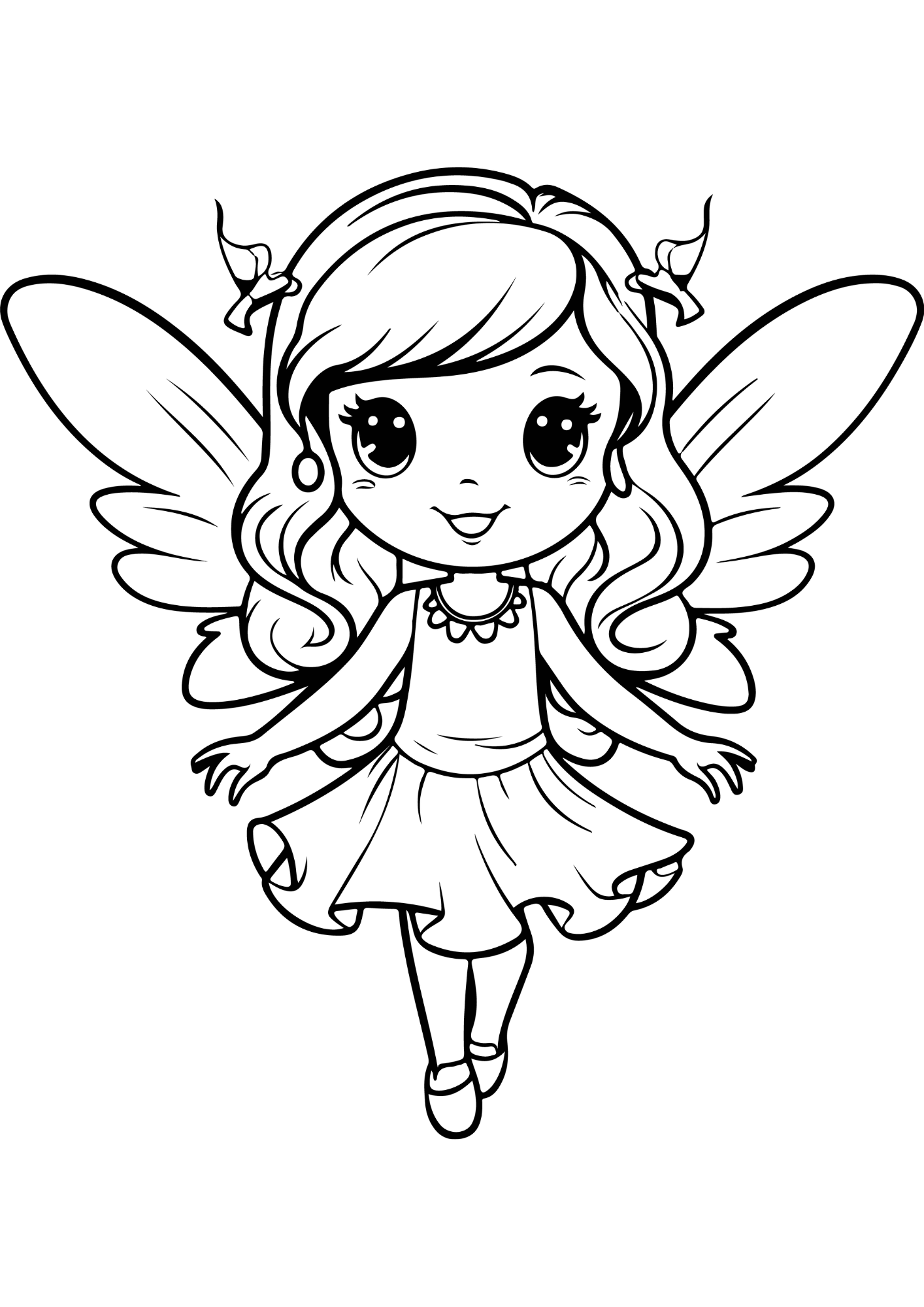 Desenhos de Fadas para imprimir e colorir | Alunos e Professores